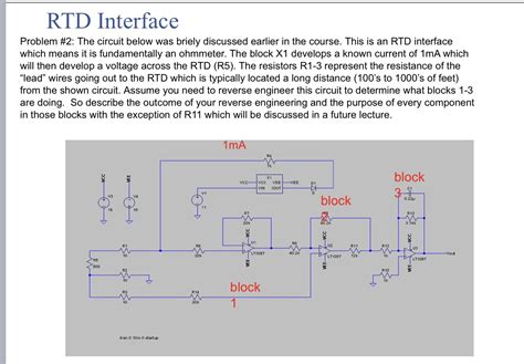 Solved Rtd Interfaceproblem 2 The Circuit Below Was Briely