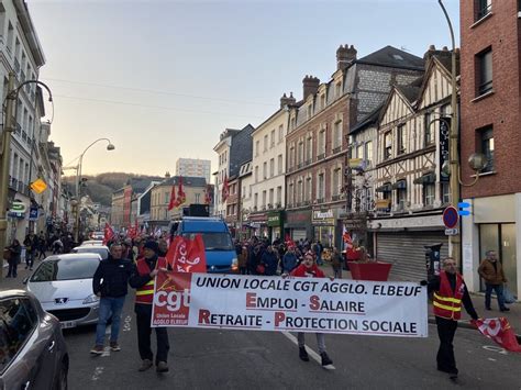 Elbeuf 400 manifestants en ville contre la réforme des retraites