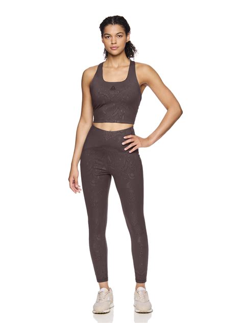 Reebok Womens Cropped Sports Bra Tank With Removable Cups Xs Xxxl