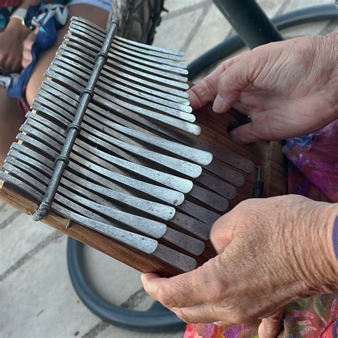 Aimee Playing Her Mbira Regenaxe