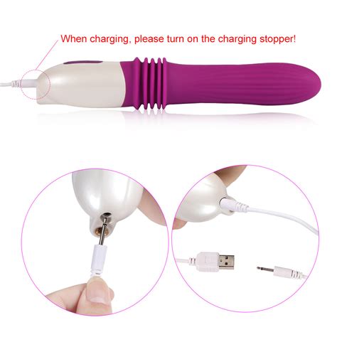Lurevibe Telescopic Thrusting 10 Frequency Sex Machine For Female