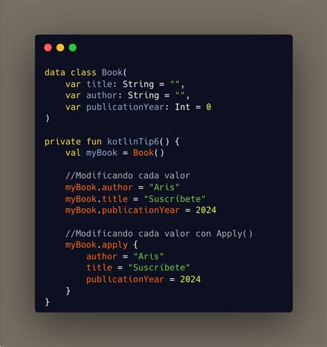 Kotlin Tip Número 6 Arístides Guimerá Orozco