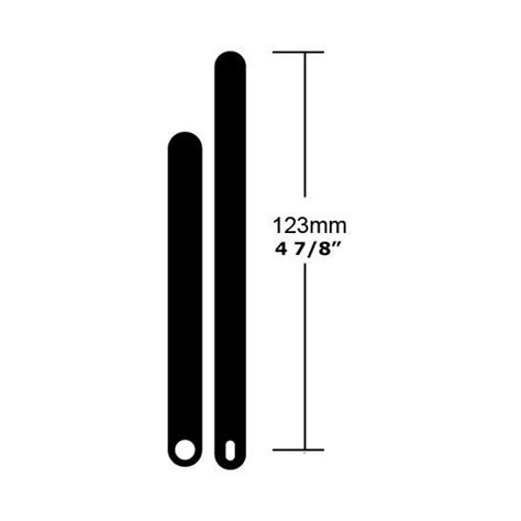 123mm Popsicle Hands Timberbits Clock Hands