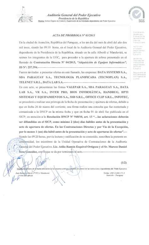 Auditoría General Del Poder Ejecutivo