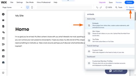 Adding Your Form To Wix