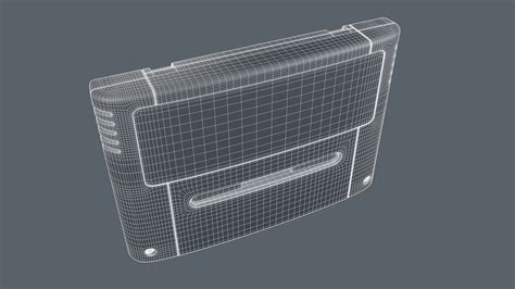 3d Super Famicom Cartridge Model Turbosquid 2016674