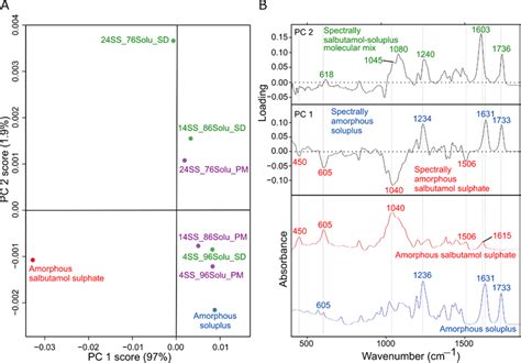 The Principal Component Analysis Of The Ftir Spectral Data Of Amorphous