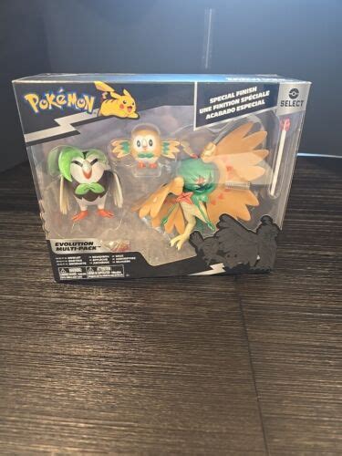 Pokémon Select Evolution Multipack Rowlet Dartrix Decidueye Action Figure Set eBay