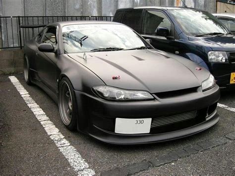 Matte Black Nissan Silvia S15