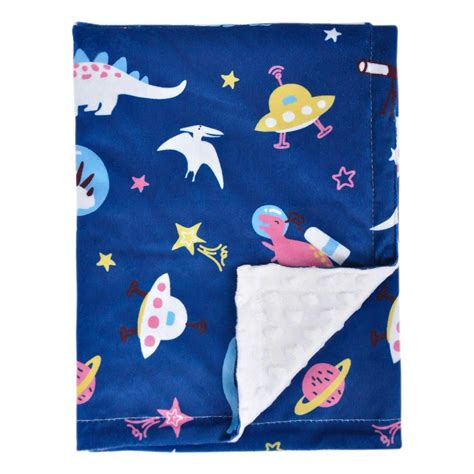 پتو کودک Unisex نرم Minky با پشتی خالدار ، پتو با پینو دایناسورهای جهان