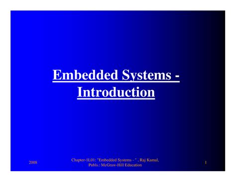 chap01lesson 1emsys embedded system chapter 1 2008 chapter