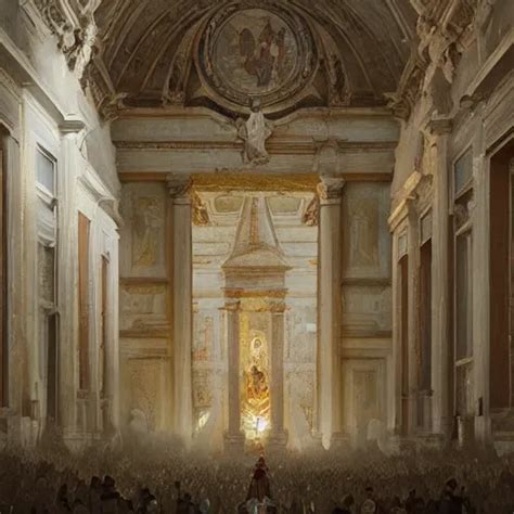 Paint Secrets Inside The Vatican Greg Rutkowski Stable Diffusion