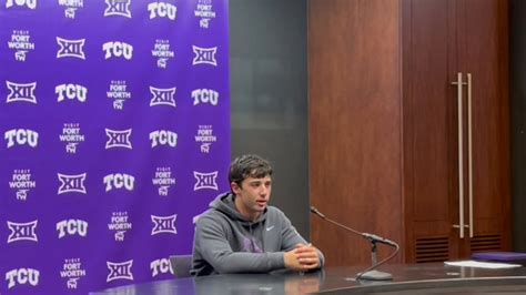 Watch Josh Hoover Talks First Career Start Sports Illustrated Tcu