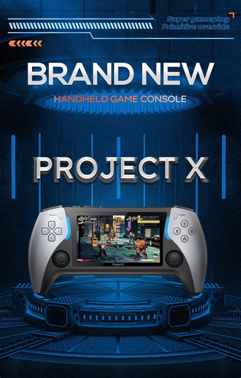 The New Project X 4 3 Inch High Defintion Ips Screenhandheld Game