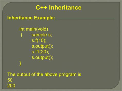 Inheritance And Its Types Explainedppt