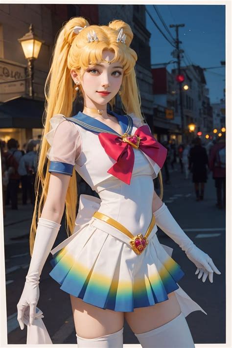 Ai로 생성한 세일러문 세일러 문 츠키노 우사기 반실사 느낌 이미지만들기 Sailor Moon Manga Sailor Moon Usagi Sailor Moon