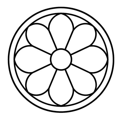 Coloriage Rosace à Imprimer Et Dessin