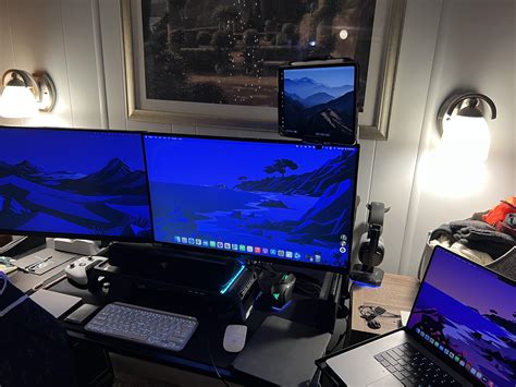 M1 Mac Mini Running Dual Screens And A Ipad Pro In Sidecar R Macmini