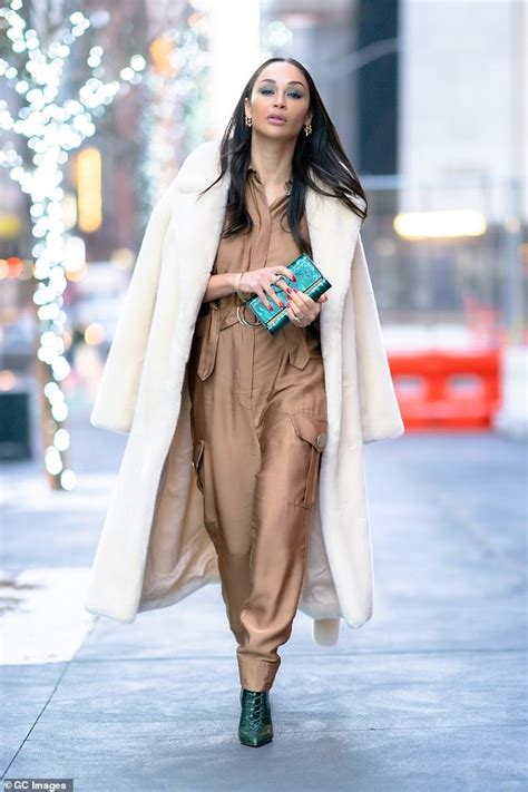 Cara Santana Shows Off Her Style Credentials In A Brown Jumpsuit And