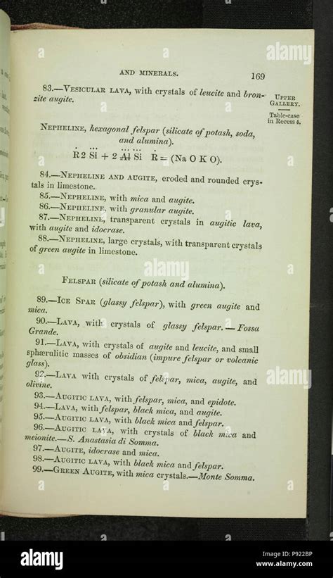 A Descriptive Catalogue Of The Rock Specimens In The Museum Of