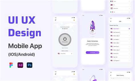 A Mobile App UI UX Design For Ios And Android Upwork