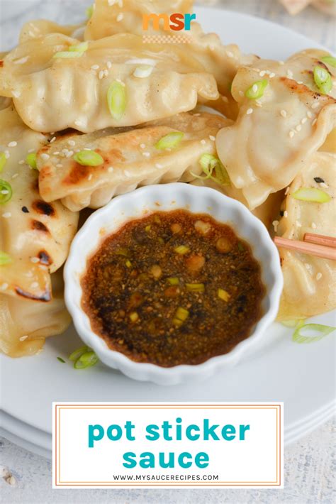 Delicious Pot Sticker Sauce Recipe Easy Potsticker Sauce Potstickers