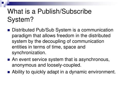 Ppt Distributed Publishsubscribe Network Powerpoint Presentation Free Download Id6956155