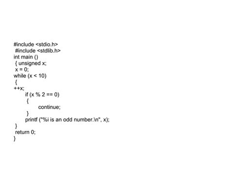 Lecture Comparisonoftheloopcontrolstructures Ppt