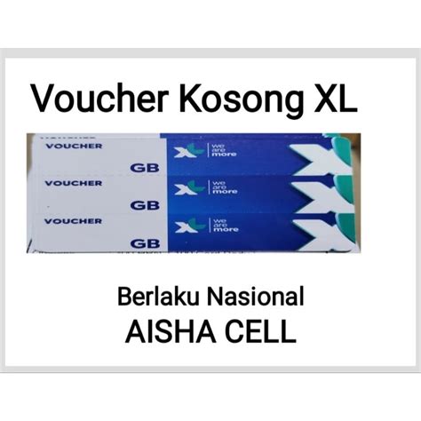 Jual Voucher Kosong XL Shopee Indonesia