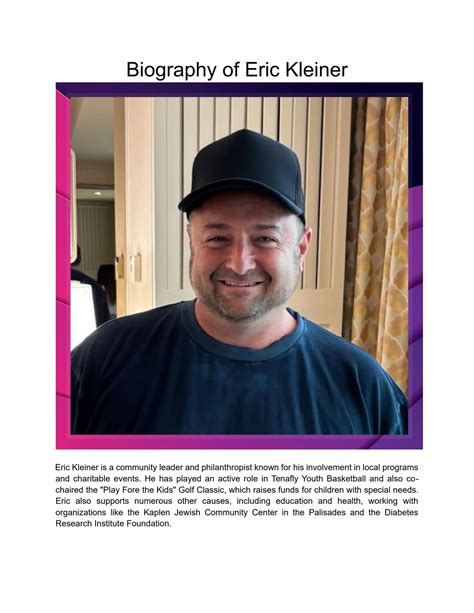 Biography Of Eric Kleiner By Eric Kleiner Issuu