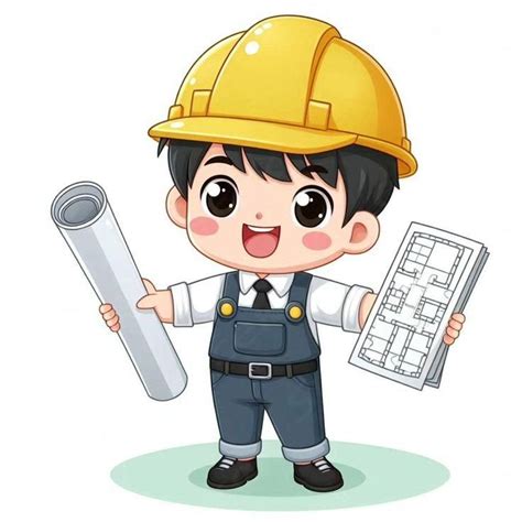 Pin By Zainab Ahmed On Quick Saves Engineer Cartoon Cute Cartoon