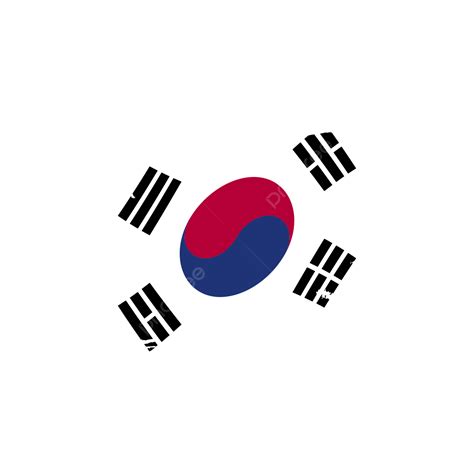 한국 국기를 흔들며 브러시 스트로크 클립 아트 Hd 이미지 한국 국기 브러시 한국 국기 클립 아트 한국의 날 PNG