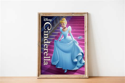 Poster Cinderella Poster Wall Decor In Game Room Printable Poster