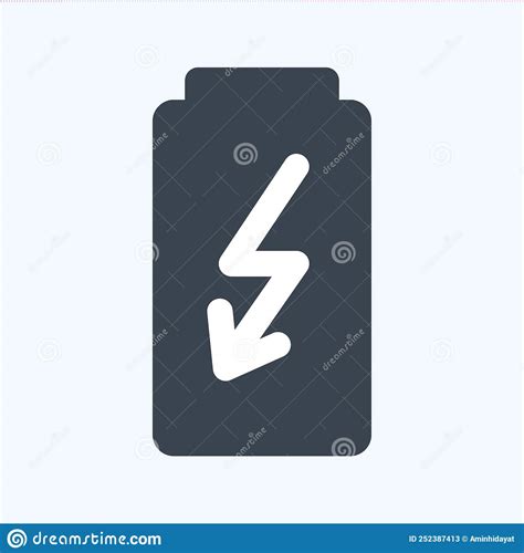 Icon Power Saving Suitable For Mobile Apps Symbol Glyph Style Simple