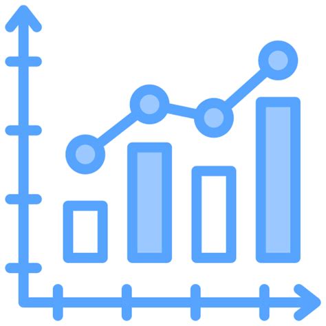 Statistical Graphic Generic Blue Icon