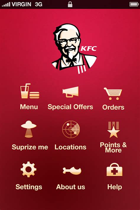 Kfc Mobile App On Behance