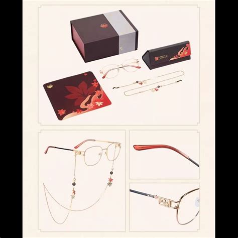 Revive Kaedehara Kazuha Fashion Goods Glasses Set Genshin Impact