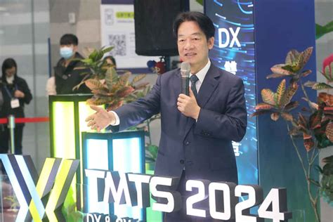 賴清德出席台灣國際工具機展 讓工具機產業更上層樓
