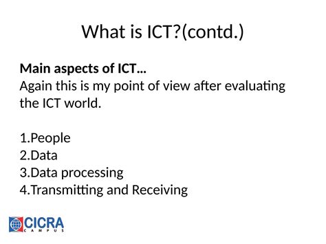 Introduction To Ict Ppt