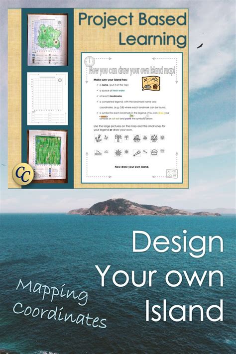 Design An Island Map A Coordinate Grid Project Based Learning Mini Unit Project Based