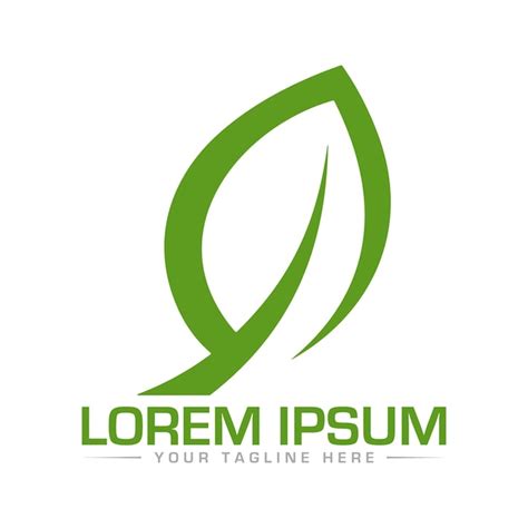 Premium Vector Leaf Logo Design Letter With Leaf Logo Design Unique