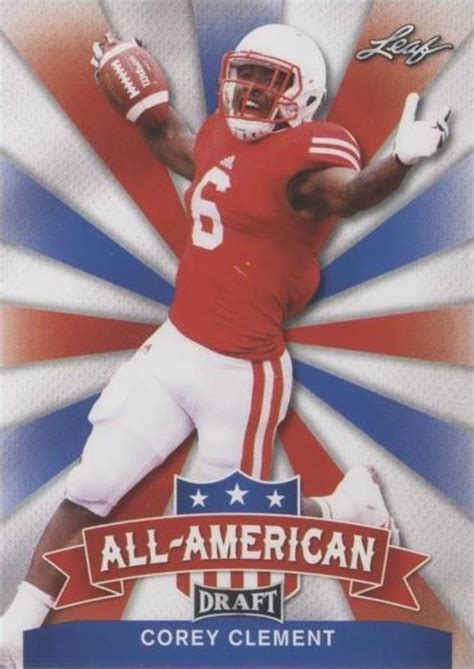 2017 Leaf Draft Corey Clement Aa 05 For Sale Ebay