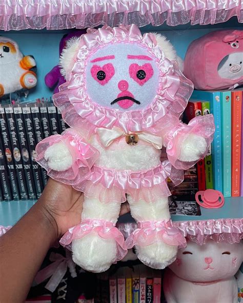 Plush Clown Doll Sad Clown Plushie Doll Handmade Art Doll Etsy