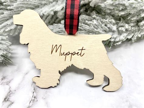 Cocker Spaniel Ornament Cocker Spaniel Christmas Ornament Cocker