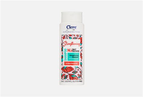 Clere Бессульфатный укрепляющий шампунь для волос Horsetail & Yarrow ...