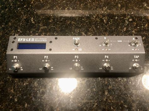 Musicomlab Efx Le Ii Loop Switcher And Midi Pedal Reverb