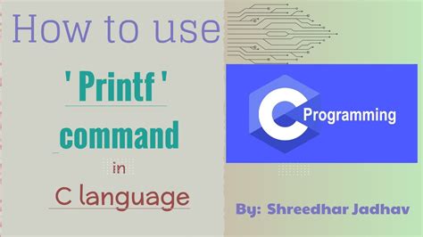How To Use Printf Command C Language Coding YouTube