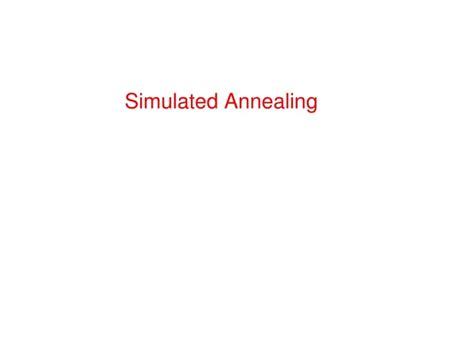 Ppt Efficient Floorplan Optimization Using Simulated Annealing