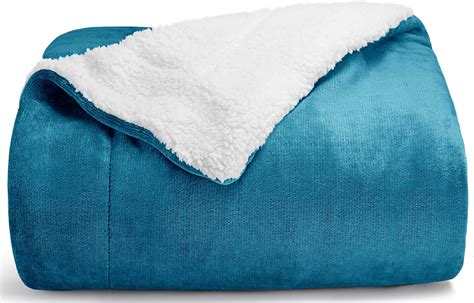 Wavve Sherpa Fleece Blanket Queen Size Winter Blanket Fluffy