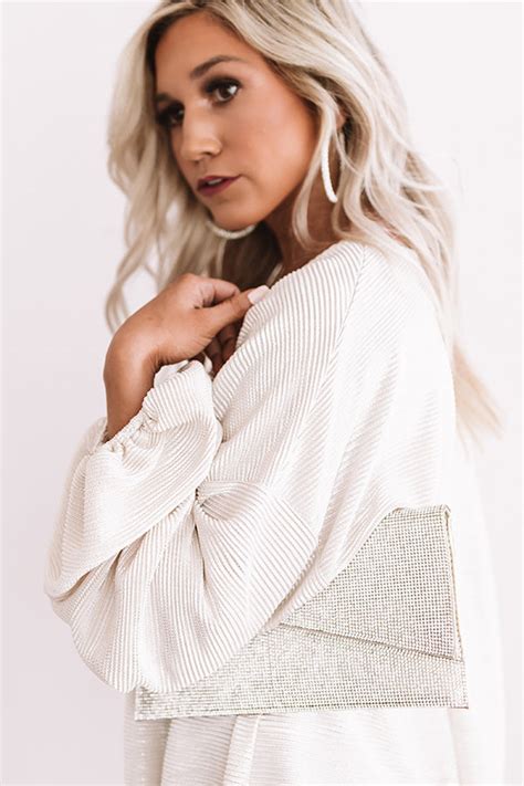 Night Of Luxury Shimmer Top • Impressions Online Boutique